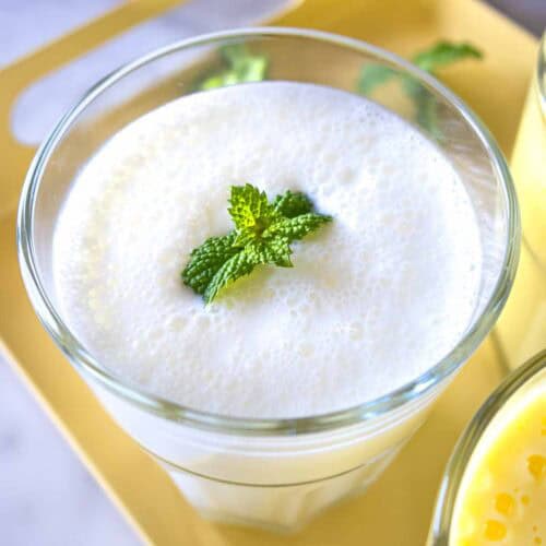 Ayran Recipe (Turkish Yogurt Drink) | Hilltop Recipes
