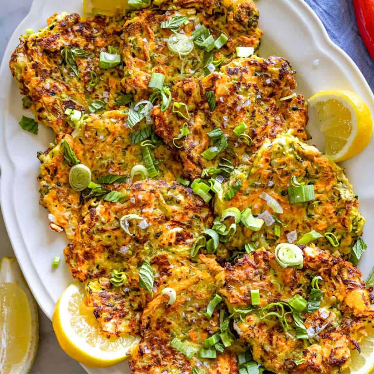 Greek Zucchini Fritters (Kolokithokeftedes) | Nico's Recipes