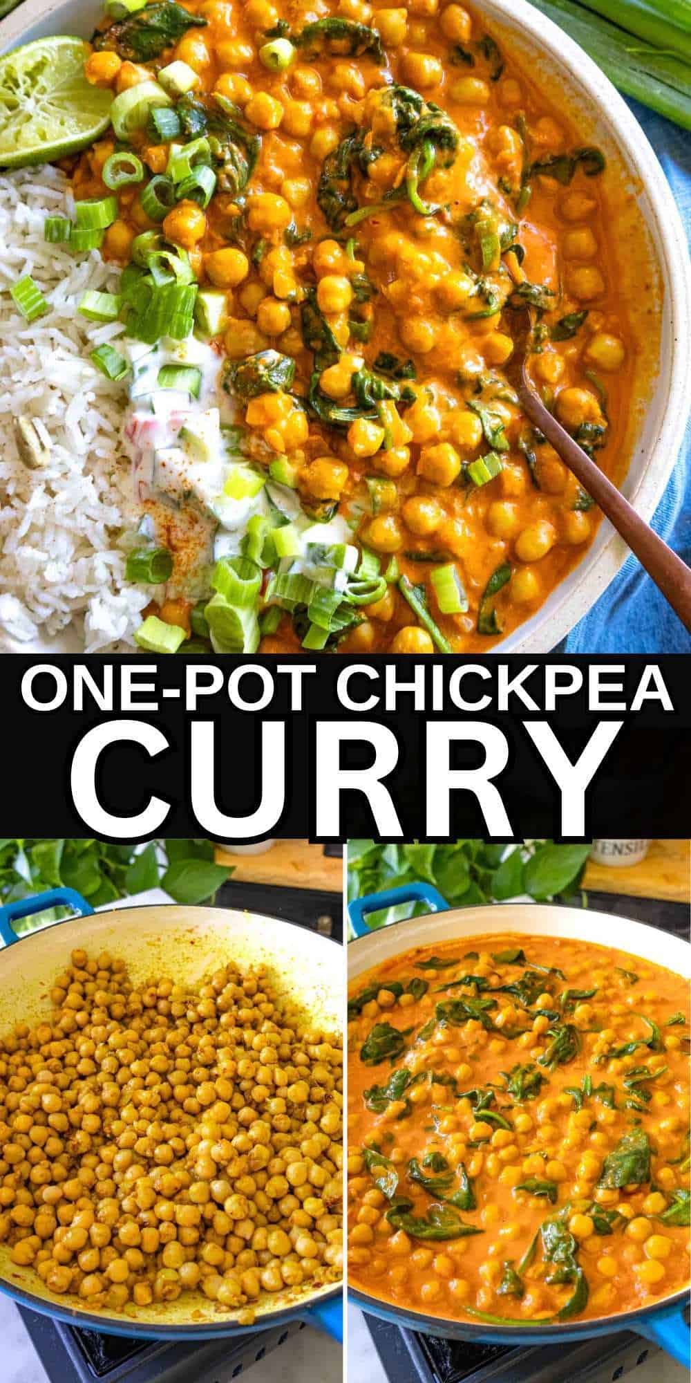 Creamy Chickpea Curry (One Pot, Big Flavor, 30 Minutes!) | Hilltop Recipes